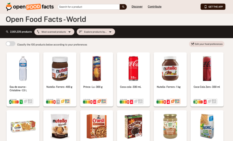 Open Food Facts Images on AWS Open Dataset: The Ultimate Food Image Dataset – Open Food Facts blog